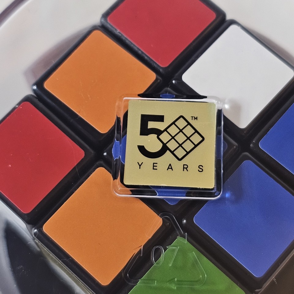 Genuine Rubik’s Cube 50th Anniversary Special Gold Retro Edition - Open ...