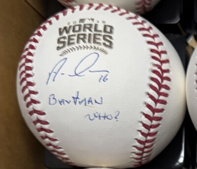 Aramis Ramirez signed baseball Chicago Cubs autographed 2016 World ...