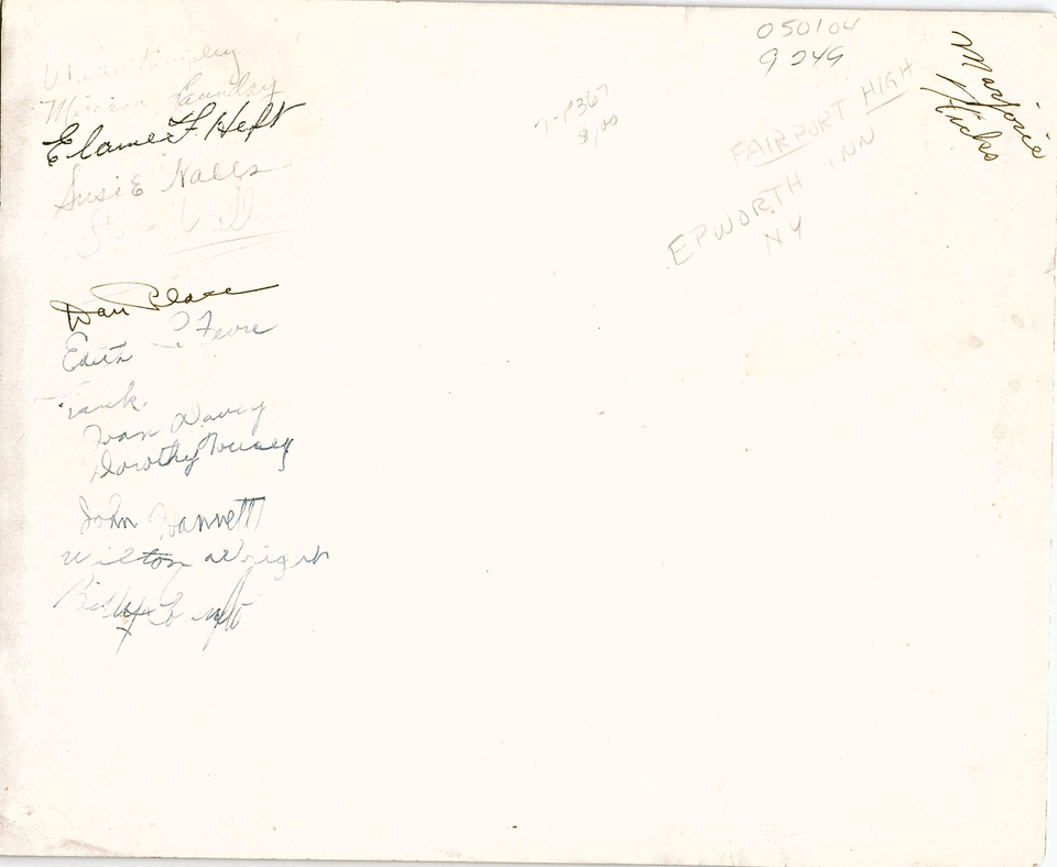 Silver Lake NY Epworth NY Fairport High Class Photograph 1904 e2-5 | eBay