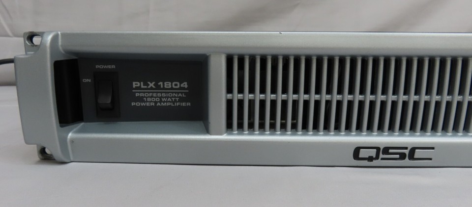 QSC PLX 1804 2 Channel Power Amplifier - 800 Watts @ 4 Ohm 550 Watts ...