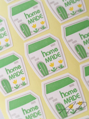 240pc Gift Packaging, Seal Wedding Birthday Handmade Homemade Sticker ...