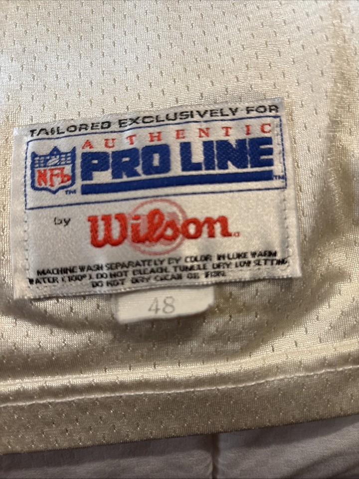 Vintage Jacksonville Jaguars Wilson Pro Line Authentic Stitched Mark ...