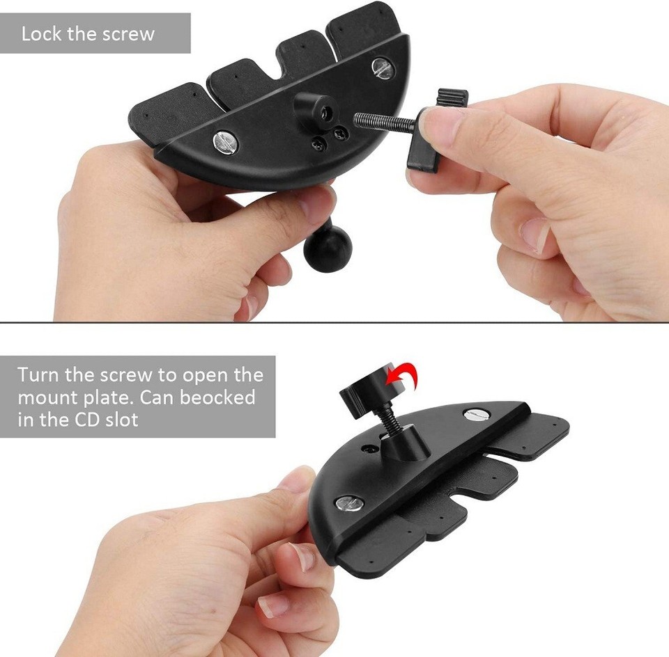 Car Cd Slot Mount GPS Holder Stand Cradle For Garmin Nuvi Serie 3.5-7 ...