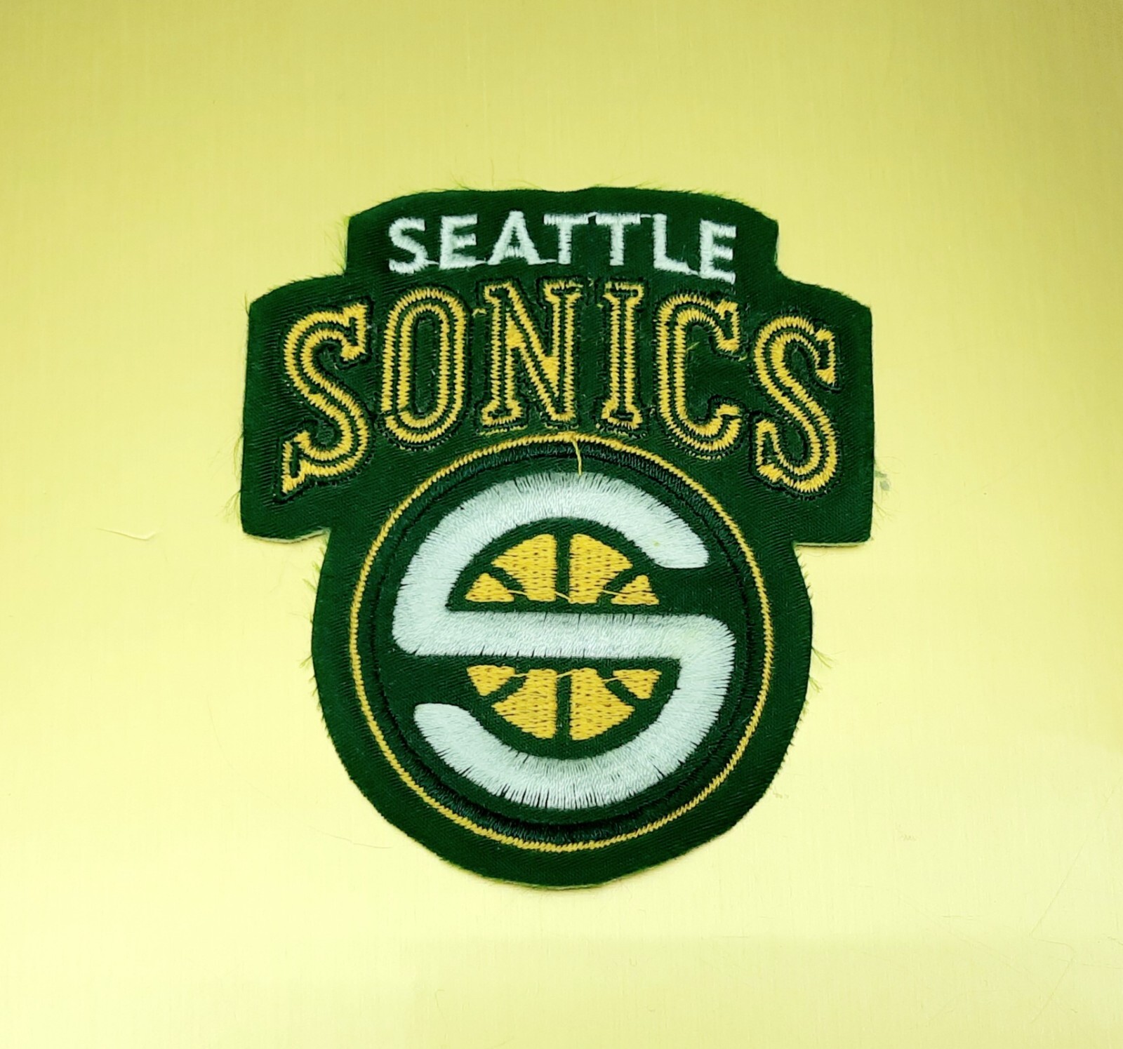 Seattle Sonics Retro 3" Iron/Sew On NBA Embroidered Patch Ships From ...