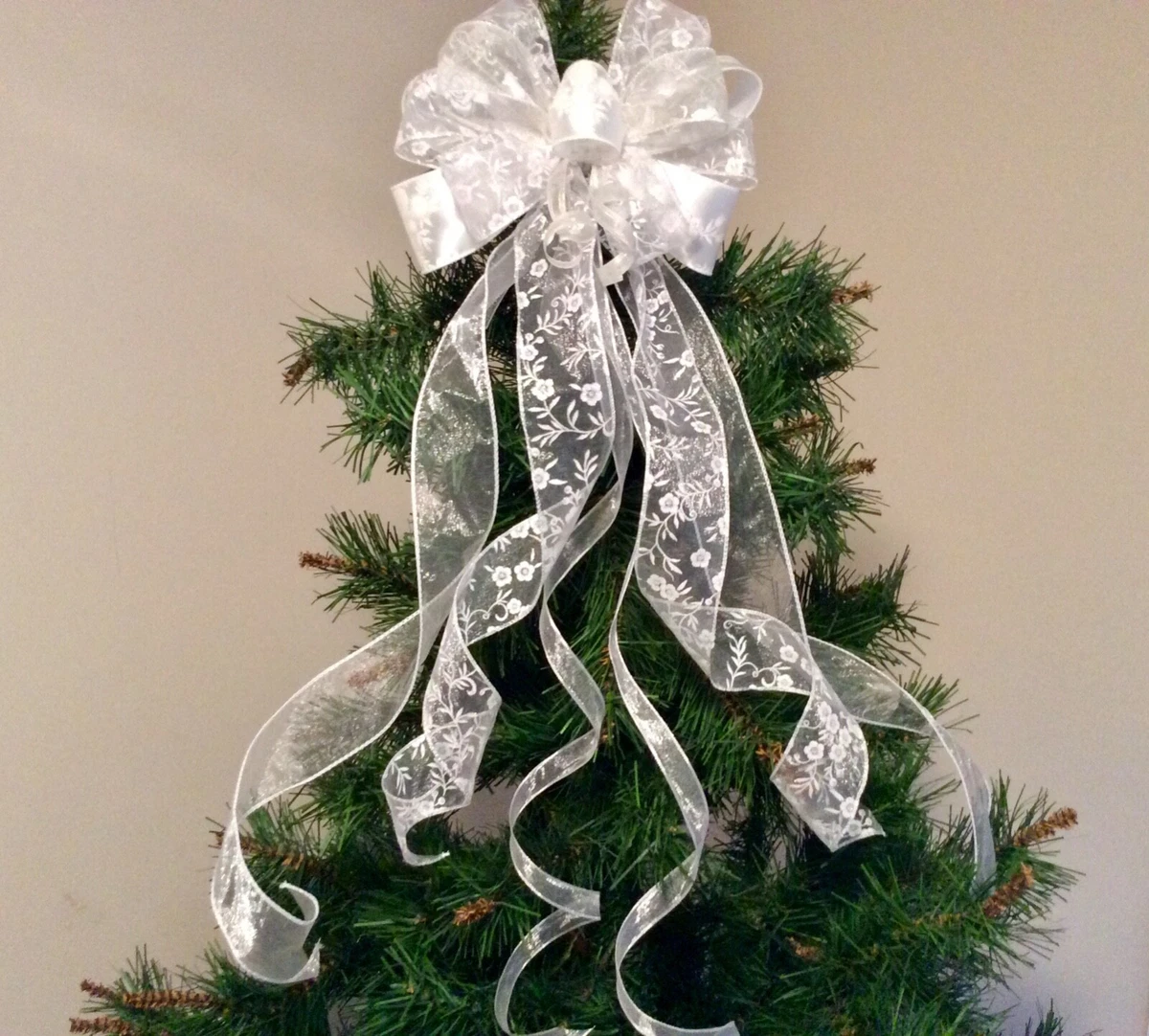 Christmas Tree Ribbon Topper
