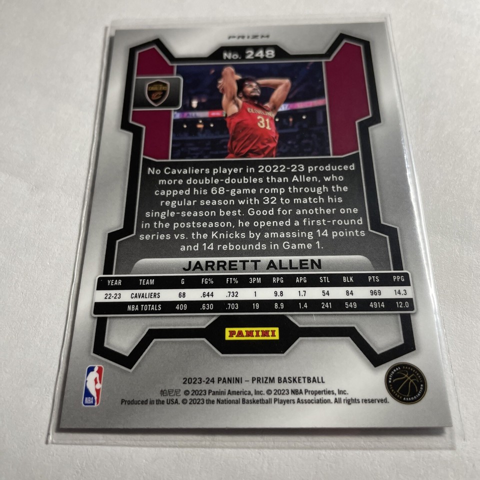 2023-24 Panini Prizm NBA Jarrett Allen Card #248! SILVER PRIZM SP (A1 ...