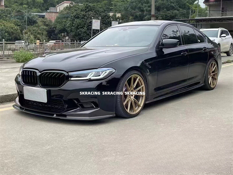 Carbon Fiber Side Skirt Extension Splitter Bodykit Fit For BMW M5 F90 ...
