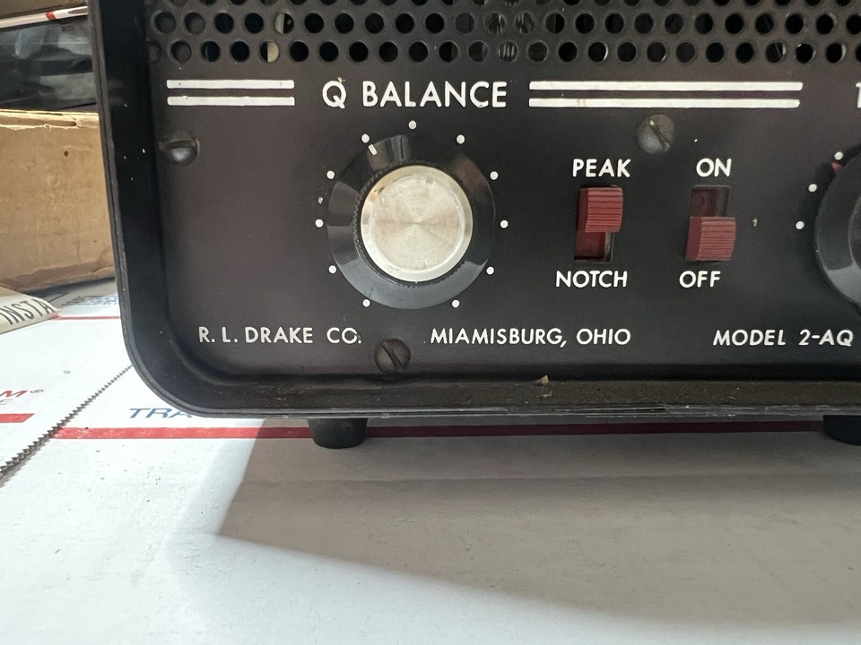 R L Drake 2-AQ Accessory Speaker Q Mulitiplier Ham Radio w/Gonset ...
