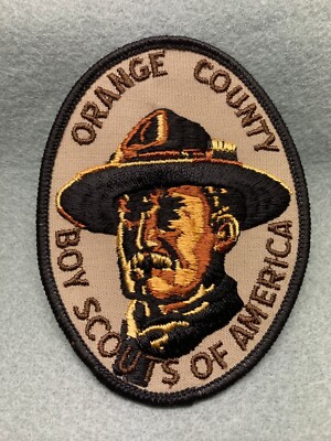(83) Boy Scouts - Orange County Council - Baden-Powell oval patch | eBay