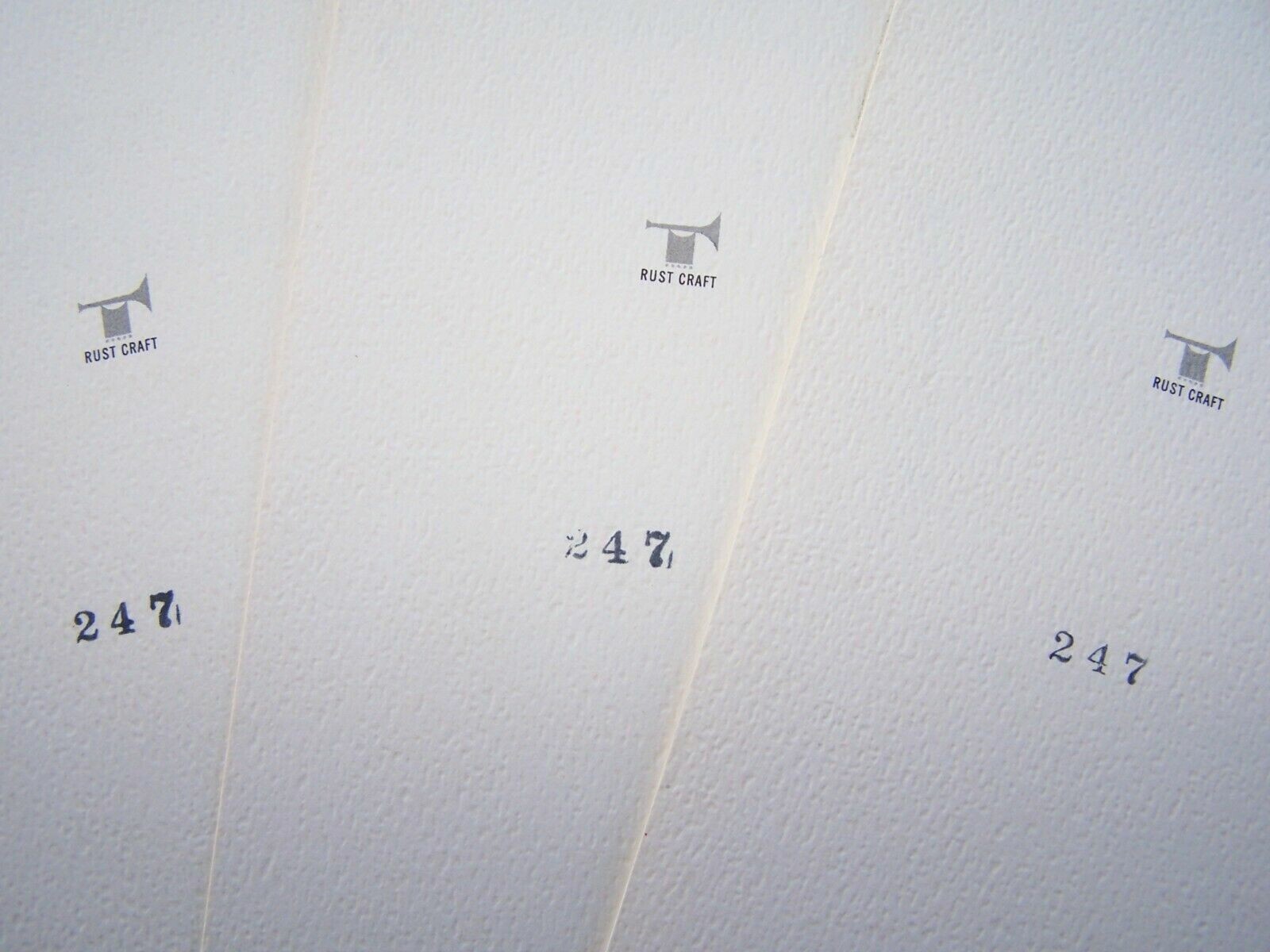 Set Of 7 1950's Vintage RUST CRAFT Greeting Cards Rustcraft MINT UNUSED ...