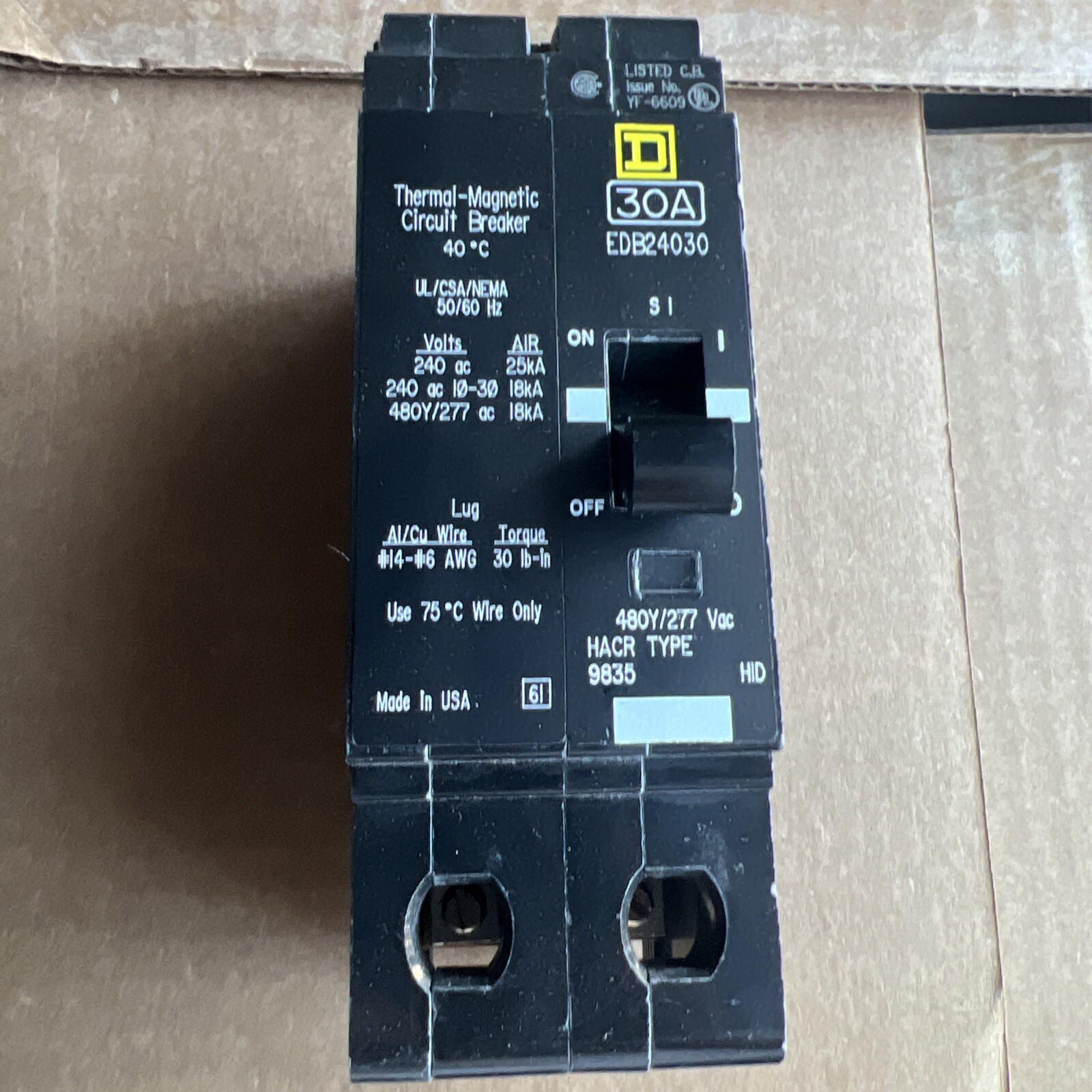 Square D QO230 30 A Miniature Circuit Breaker 785901400424| eBay