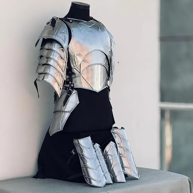 Medieval Knight Lady Half Body Armor- Female Cuirass W Tassets- Women ...