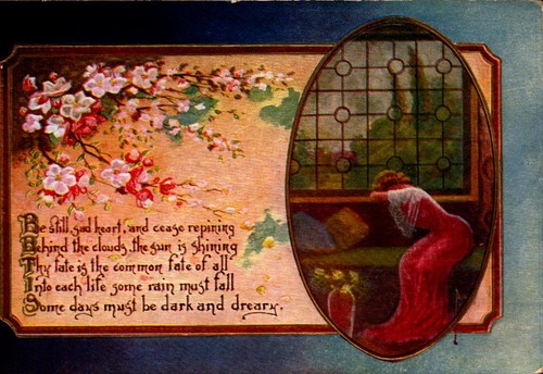 Postcard embossed Be Still Sad Heart 1913 Postmark | eBay