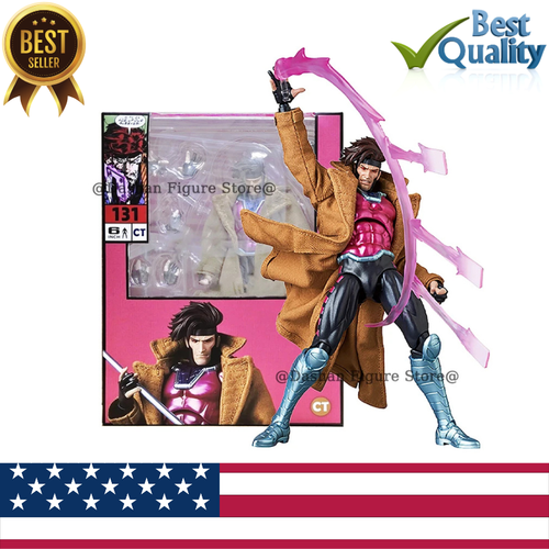 CT Toys Gambit Action Figure 17CM – X-Men Mafex 131 COMIC Ver PVC Model ...