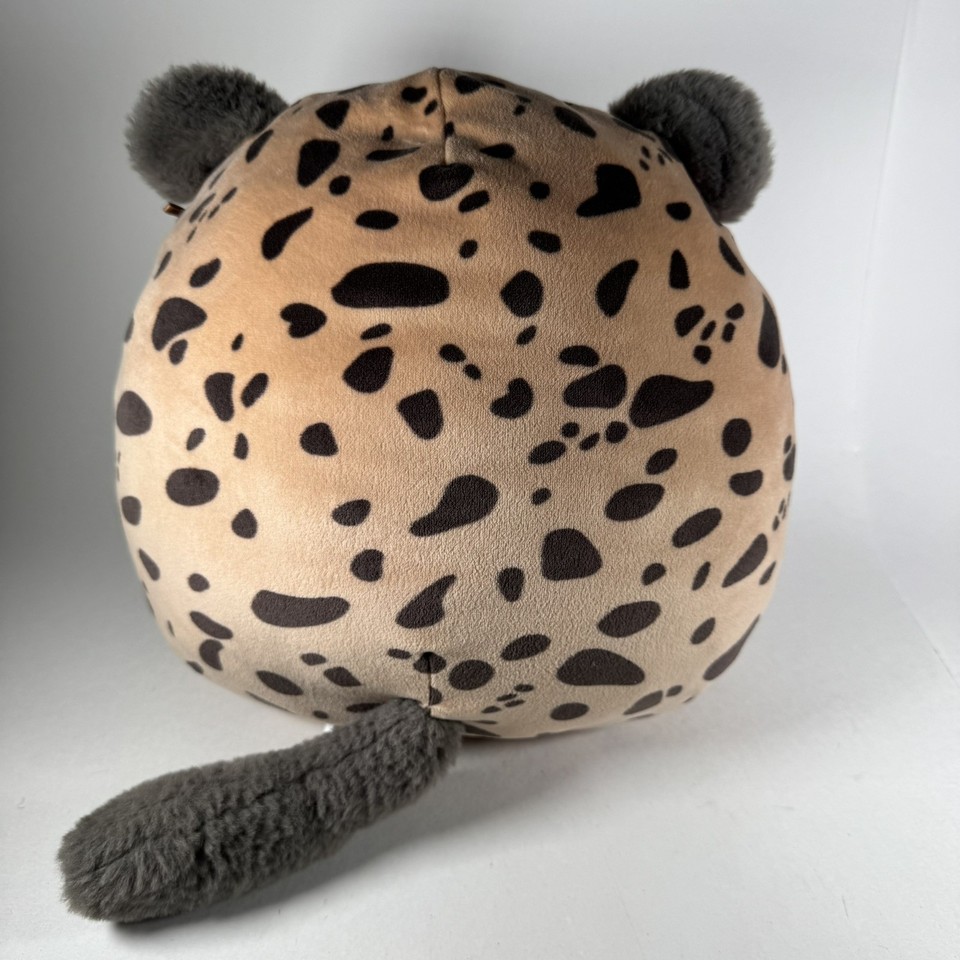 Kellytoy Plush Squishmallow Leopard Kei 12" Brown Spotted Cat Stuffed ...