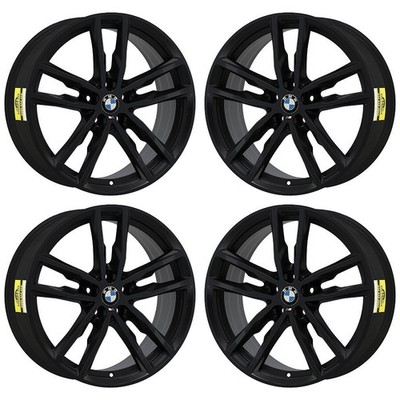 19" BMW X3 Gloss Black Exchange Wheels Rims Factory OEM 86350 2018-2020 ...