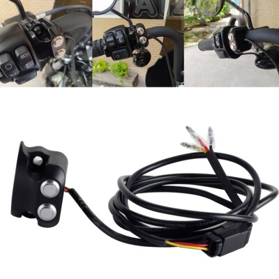 For Harley Dyna V-Rod Sportster 1" Handlebar Mount Air Ride Switch ...