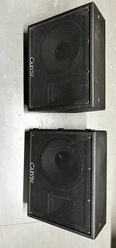 Pair of Carvin TRX 122 Monitors with DCM 1000 Power Amp | eBay
