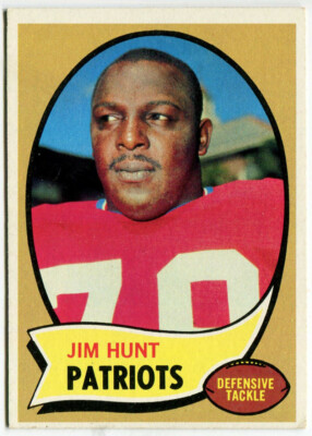 1970 Topps #111 Jim Hunt Boston Patriots | eBay