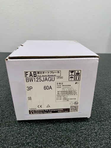 Fuji Electric BW125JAGU-3P060 480V Circuit Breaker for sale online | eBay