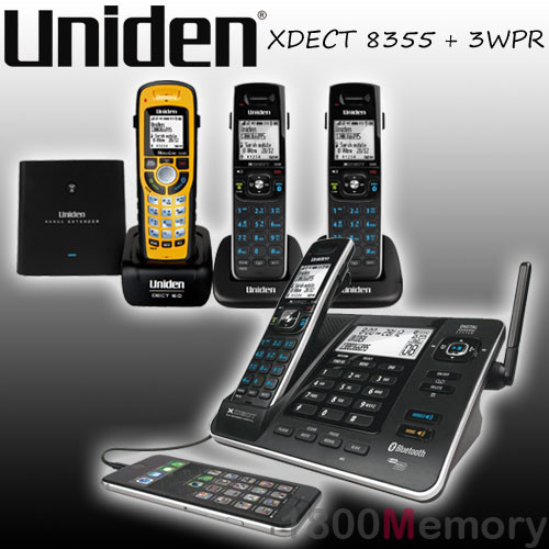 Uniden XDECT 8355 8315 8305 Cordless Long Range DECT Phone Handset ...