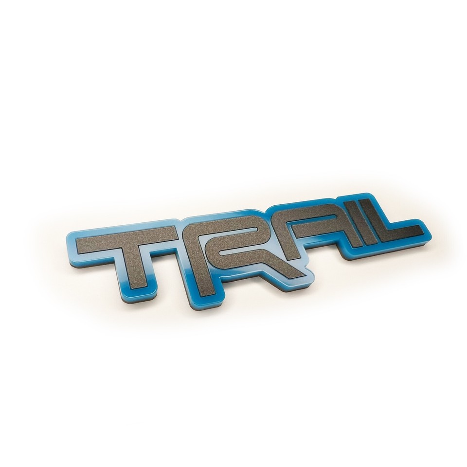 1 Custom TRAIL Emblem Badge Fits Toyota FJ Cruiser 4runner Toyoda 40 ...