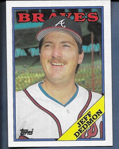 1988 Topps #469 JEFF DEDMON Atlanta Braves NM | eBay