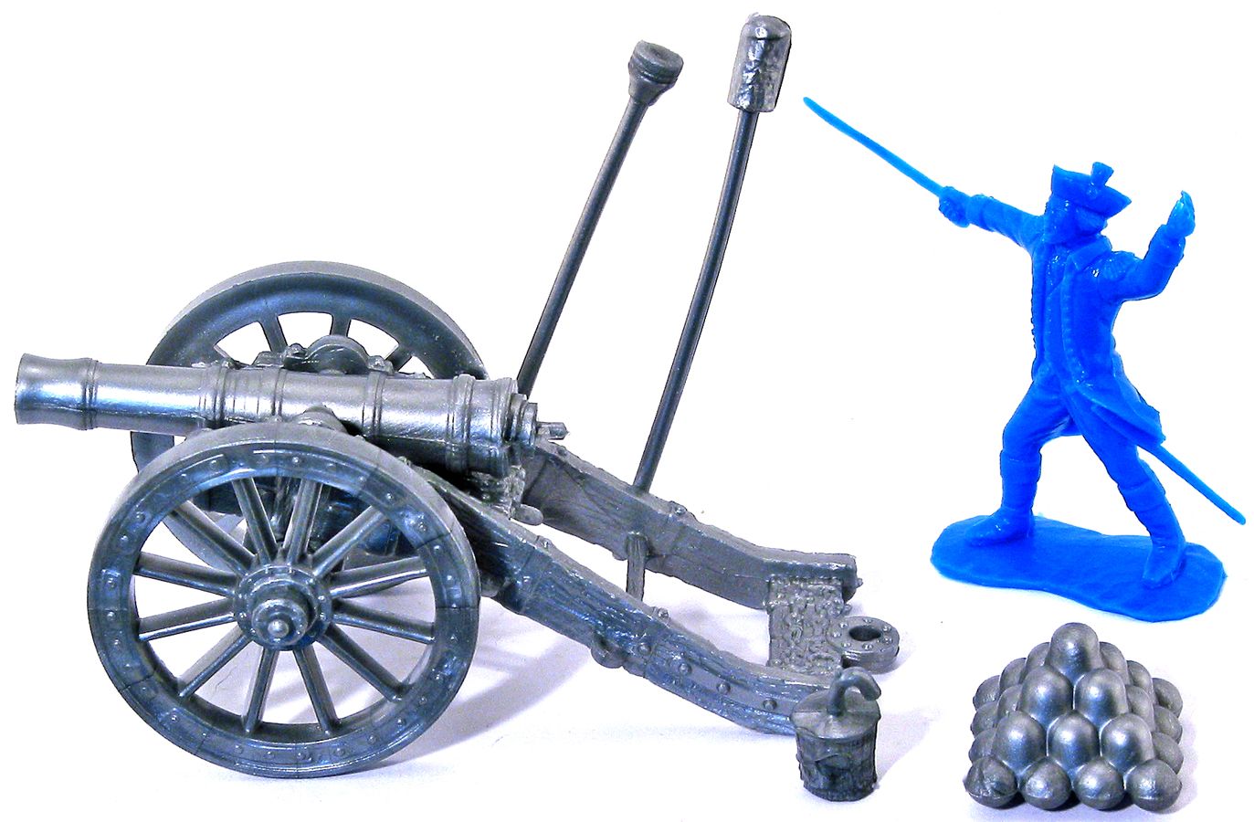 Marx Recast 54mm 1776 Artillery Piece - non-firing model - 1990s ...