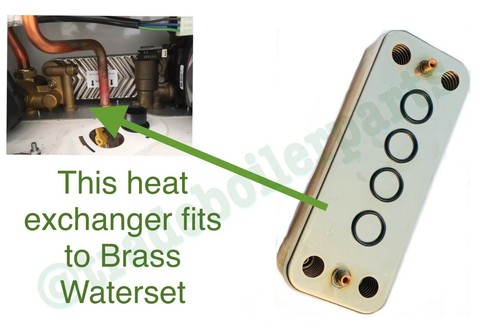IDEAL ZANUSSI ULTRA COMBI 30 175418 PLATE HEAT EXCHANGER PRE PREFIX ABK ...