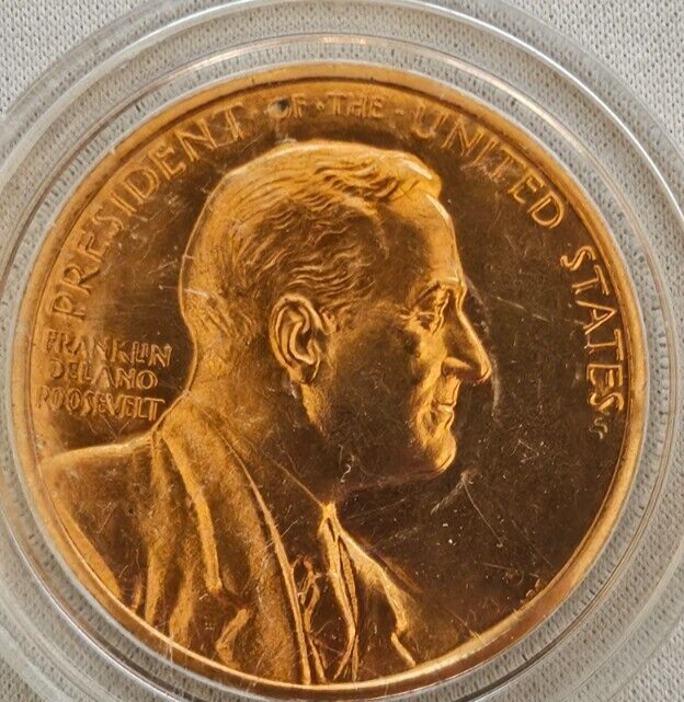 Theodore Roosevelt Inauguration Coin Bronze