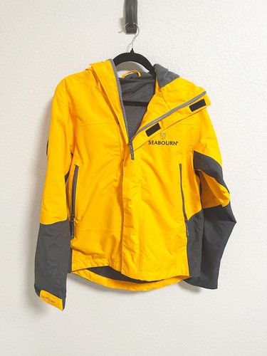 Seabourn Antarctica Voyages Ship to Shore Traveler Jacket Hooded Orange ...