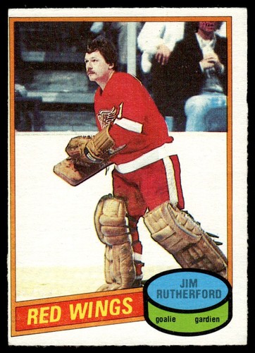 1980-81 O-Pee-Chee Jim Rutherford Detroit Red Wings #125 | eBay