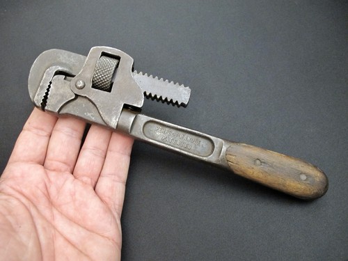Old/Vtg “H.D.SMITH PERFECT HANDLE” Adjustable Pipe Wrench Antique/Rare ...