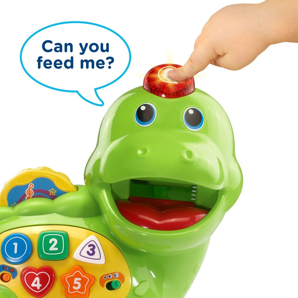 VTech Chomp and Count Dino, Green 11.4" x 10" x 4.9", | eBay