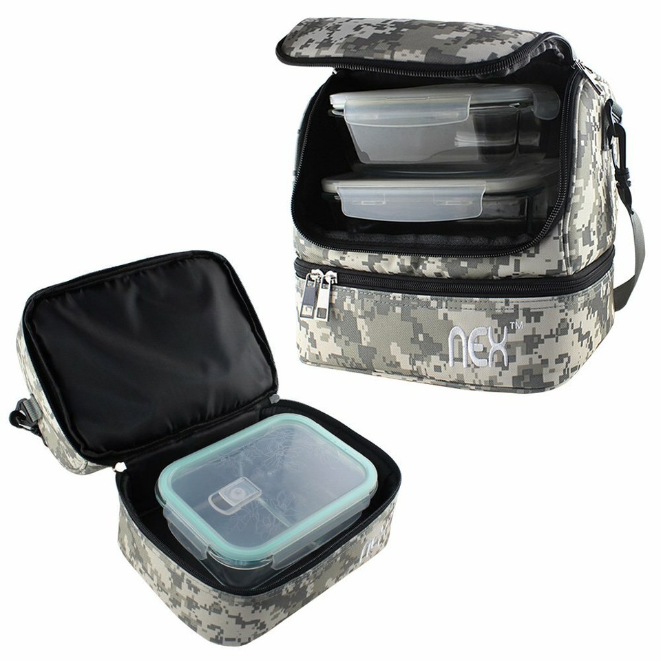 US Portable Insulated Lunch Bag Bento Box Cooler Tote for Kids Adult ...