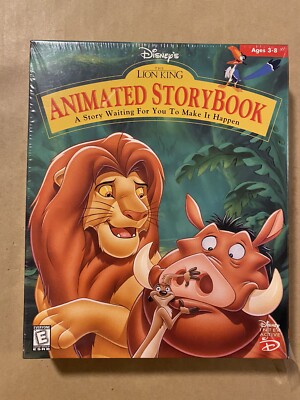 Disney's The Lion King Animated StoryBook PC CD-Rom 1995 Windows New | eBay