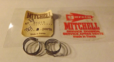 2 NOS Garcia Mitchell 301 304 306 406 401 340 Fishing Reel Bail Springs ...