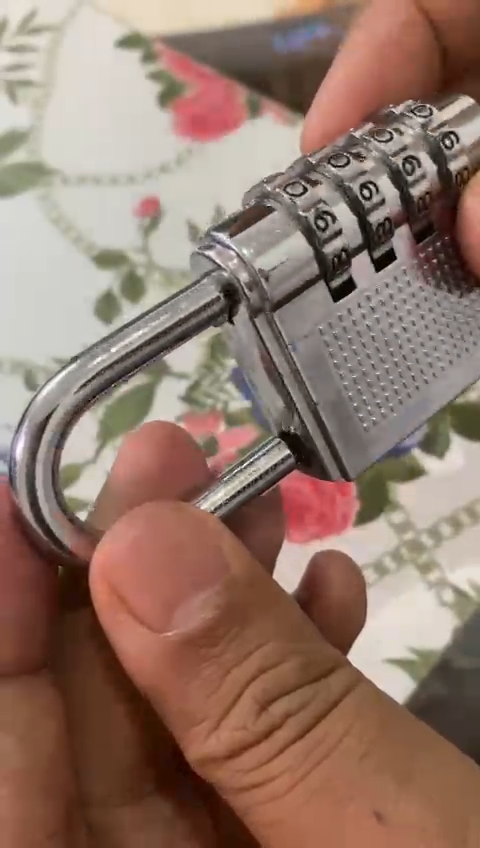 4-Digit Anti-Theft Zinc Alloy Padlock – PIN Code Lock for Door, Luggage ...