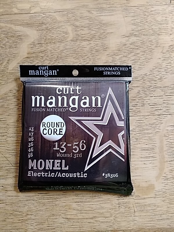 Curt Mangan Monel 13-56 Round Core Guitar Strings - 2 Pack | eBay