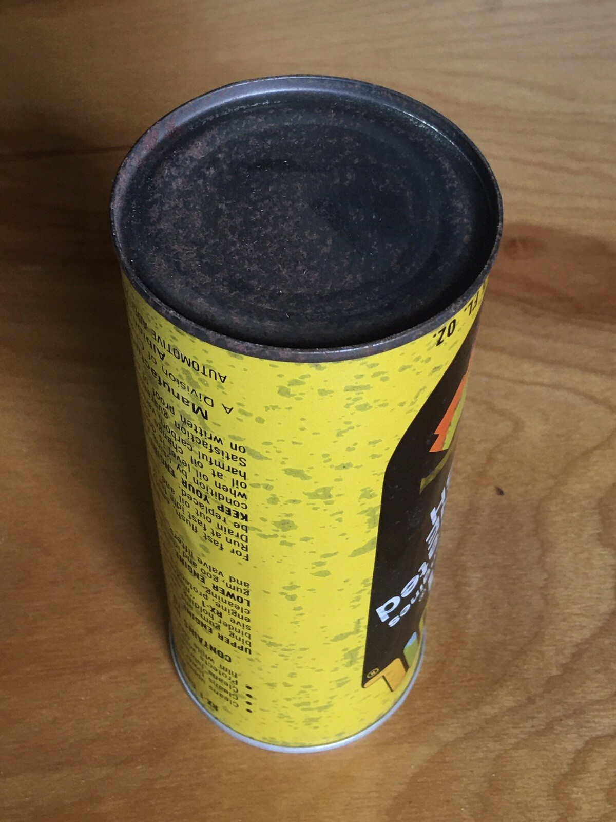 Vintage PYROIL RX1 Engine Flush Tin Can Motor Oil Gas Service Station ...