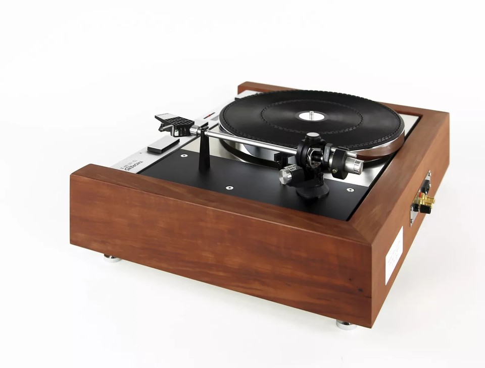 Restored Thorens TD 125 MKII Turntable With Zebrano Solid Wood Plinth ...