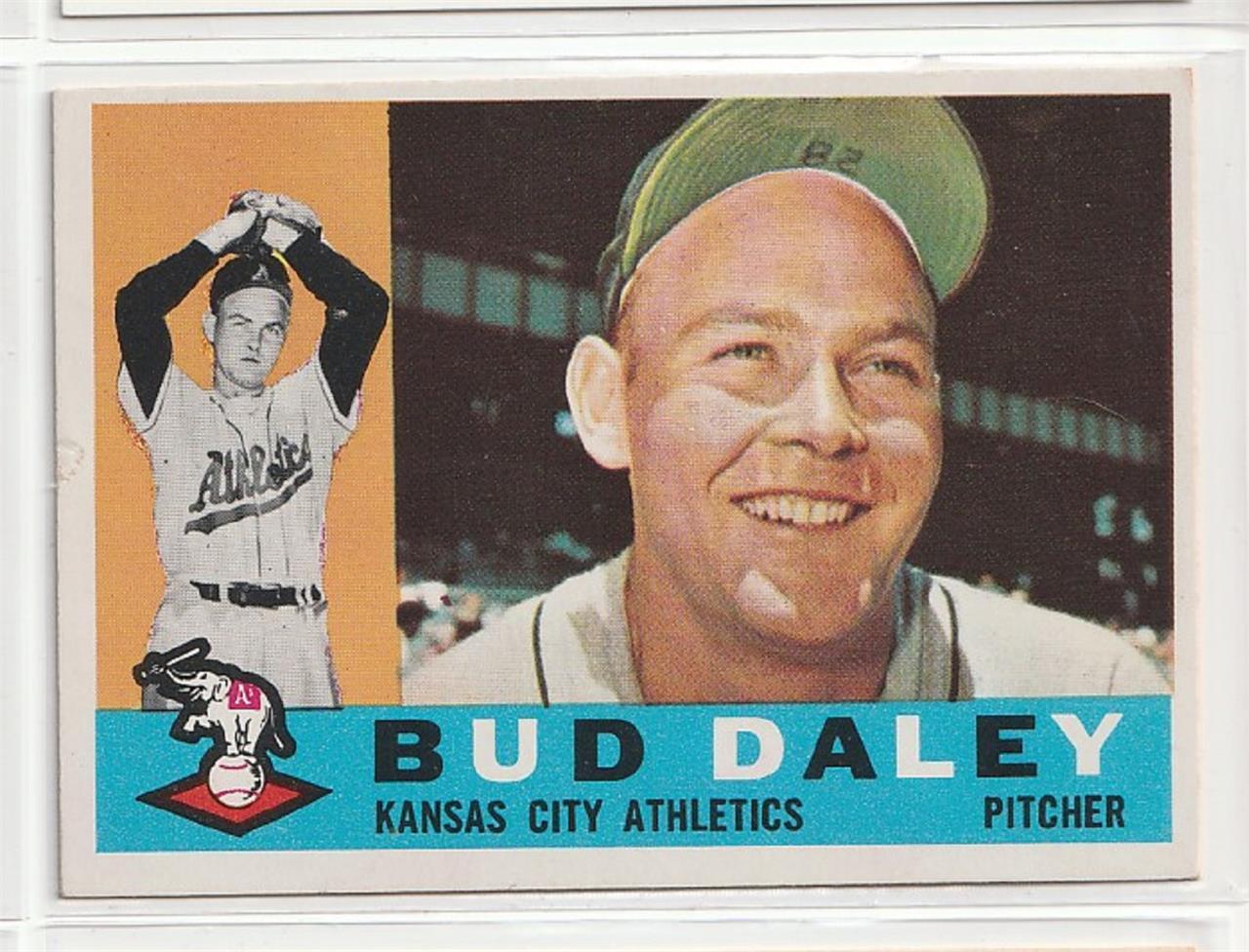 Bud Daley 1960 Topps Set-Break #8 NrMt+/Mint - Aliz | eBay