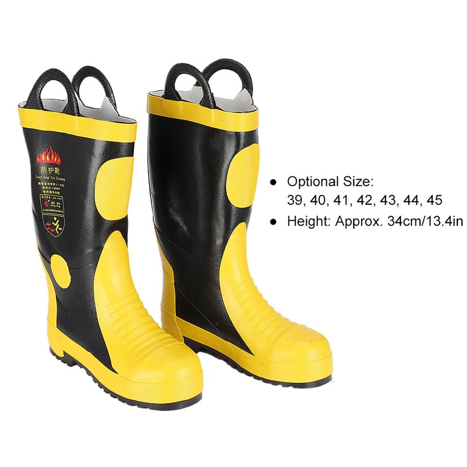 Size 42 Rubber Safety Boots High Temperature Resistant Waterpro CT ...
