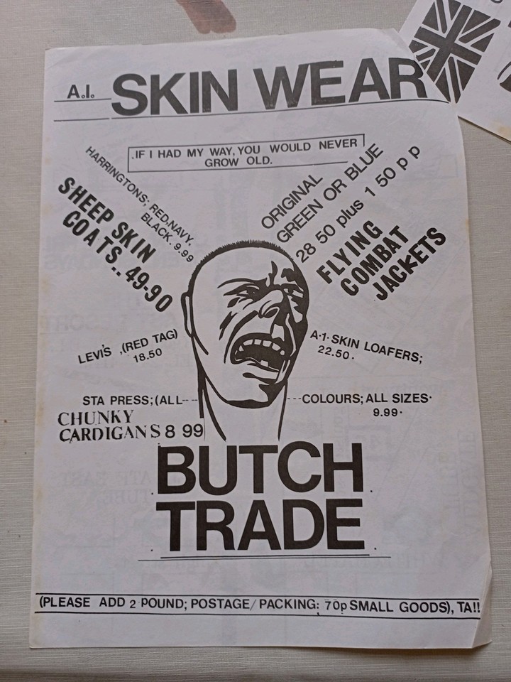 The Last Resort Clothing Shop Catalogue 1980s Original Skinhead Punk Oi ...