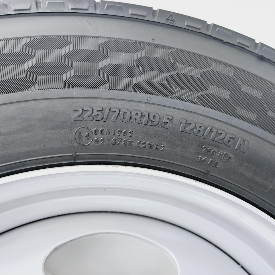 2021 FORD F450 F550 225/70R19.5 CONTINENTAL CONTI HSR5 1 TIRE & STEEL ...