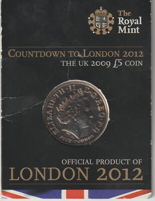 2009 £5 Countdown to London 2012 Olympic Games Coin Presentation Pack ...