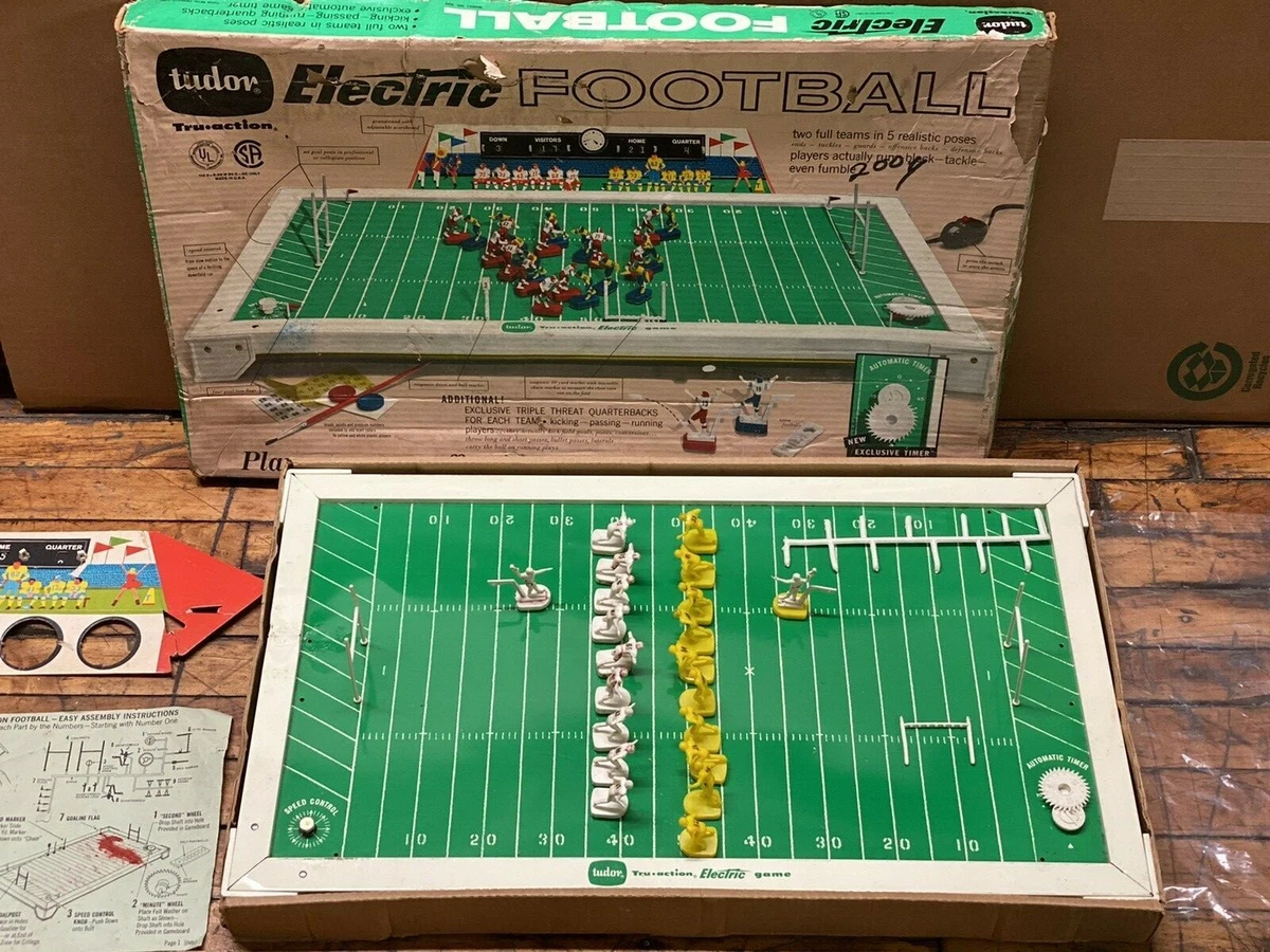 Tudor Electric Football Game 500 Electronic Game Vibrating