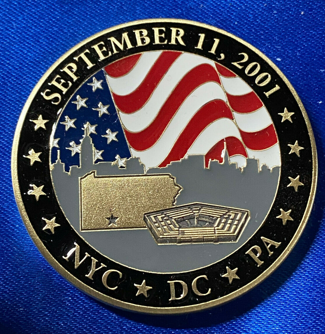 September 11, 2001 Operation Enduring Freedom Challenge Coin! Preowned ...