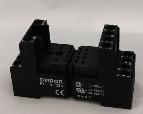 NEW PYF 14-ESN AC100-240 / PYF14ES Omron, Relay Socket For MY2 , MY4 ...
