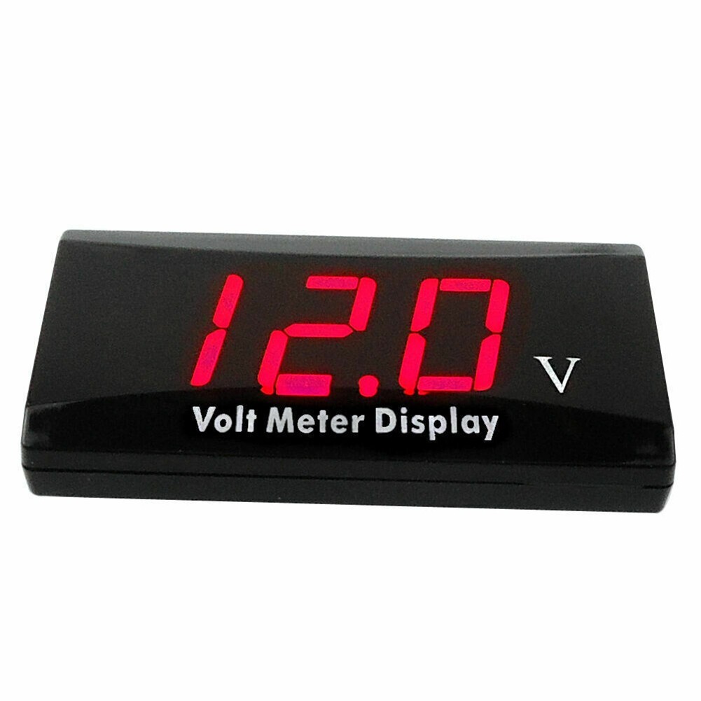 User Friendly DC 12V Battery Volt Gauge with Red LED Display for ...